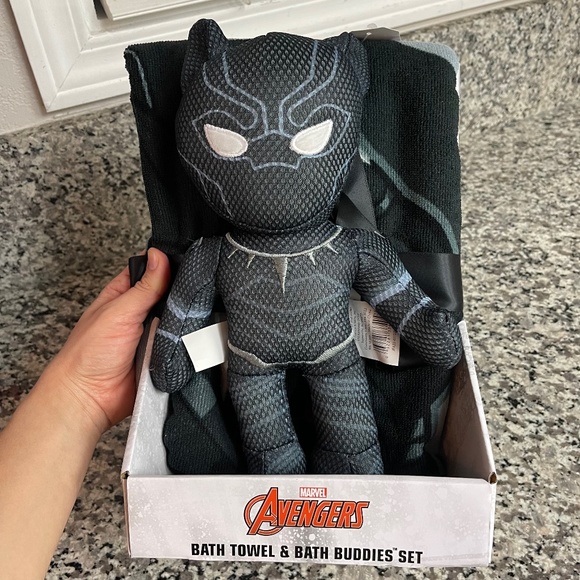 Marvel | Bath, Skin & Hair | Marvel Avengers Black Panther Bath Towel ...